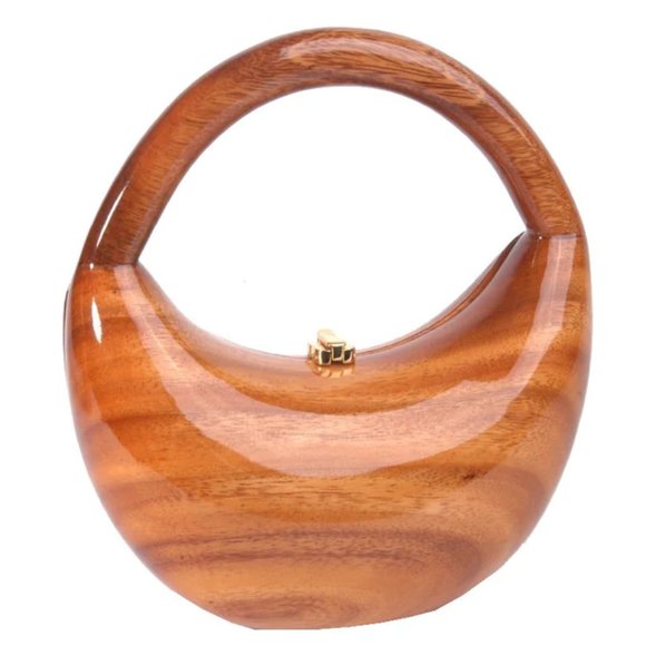 Hand Crafted | Bags | Jackie Natural Wood Handbag | Poshmark